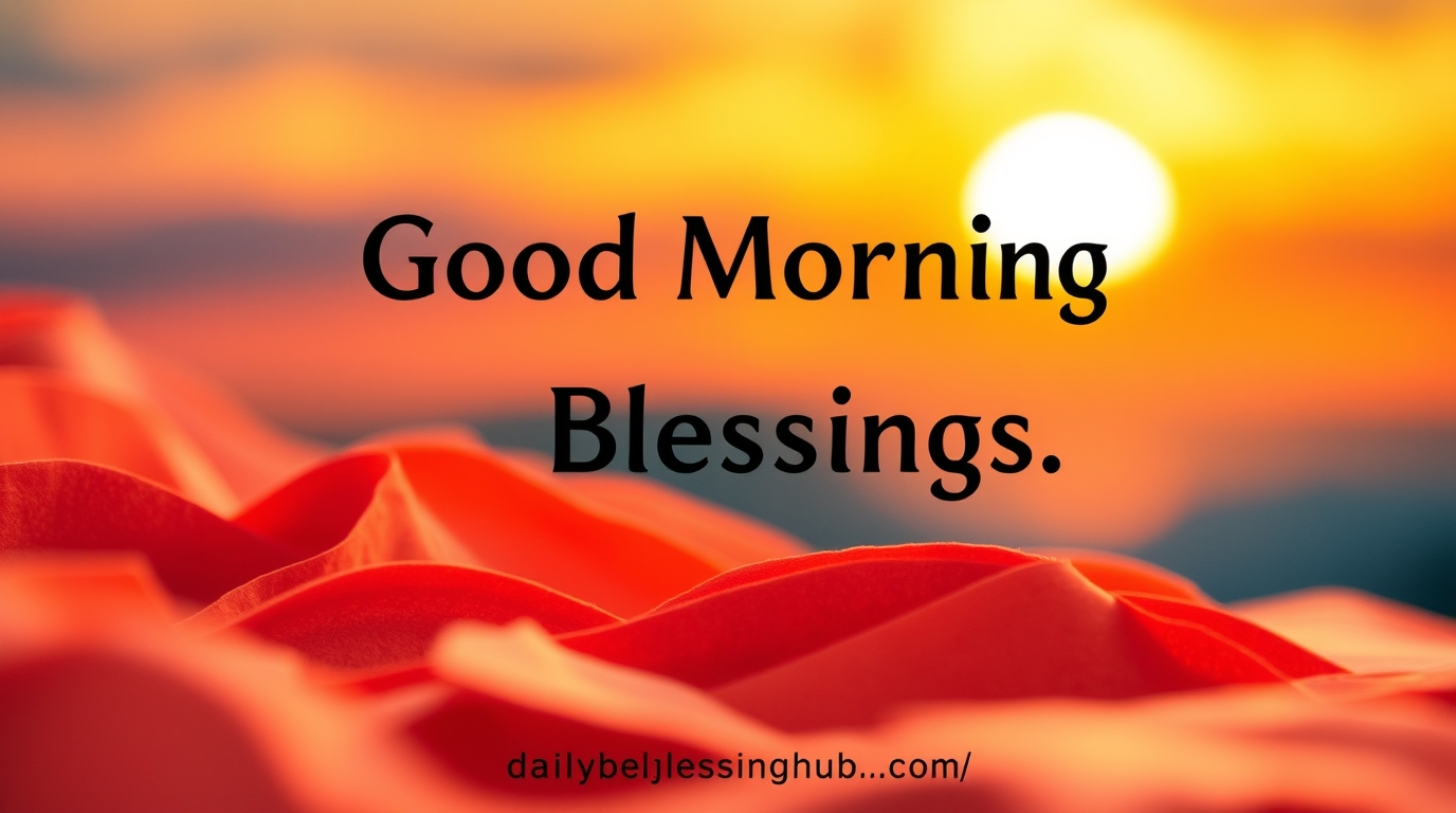Start Fresh: Good Morning Have a Blessed Day Wishes